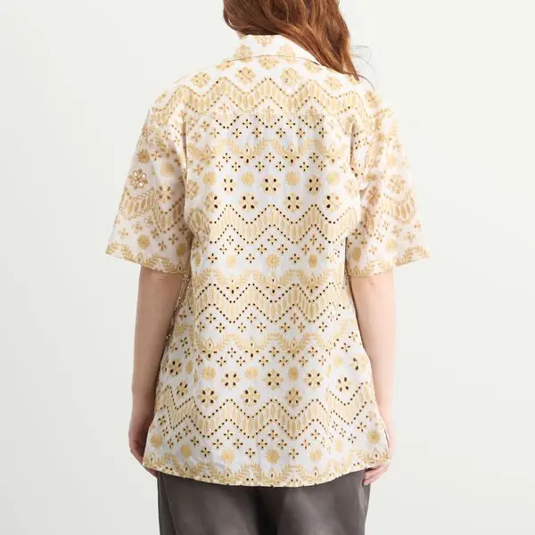 Ahluwalia Kada Short Sleeve Shirt - Cream