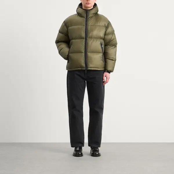 MKI MIYUKI ZOKU Hooded Bubble Jacket - Olive