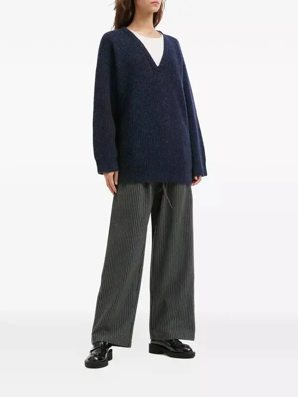 B+AB V-neck Long Sleeve Sweater