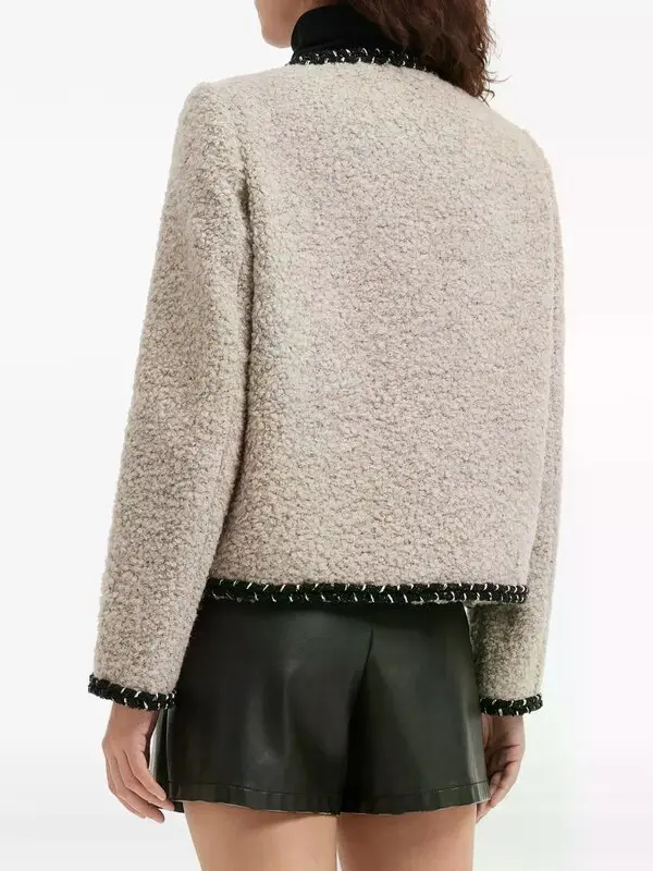 B+AB Buttoned Jacket With Contrast Trim