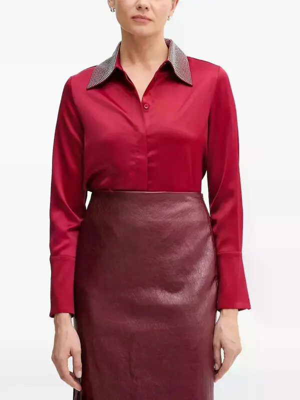 Joseph Ribkoff Embellished Collar Shirt