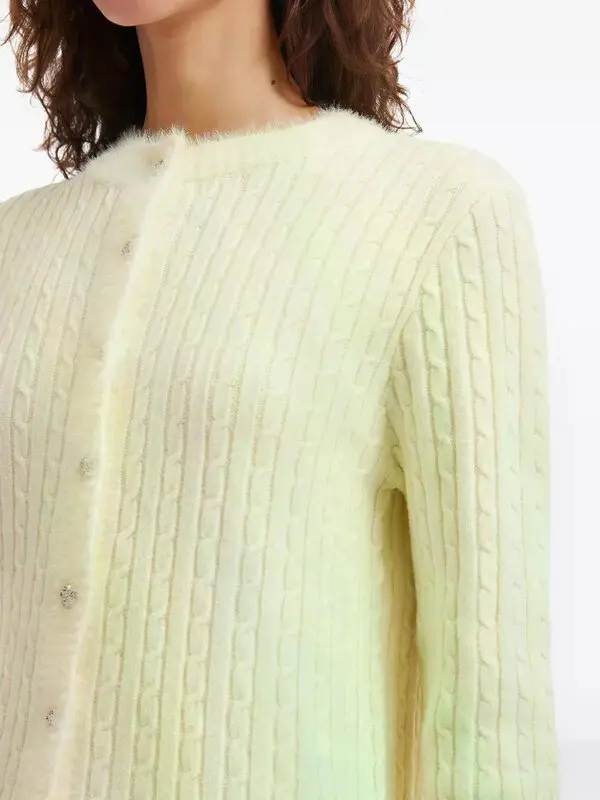 B+AB Cable Knit Button Cardigan