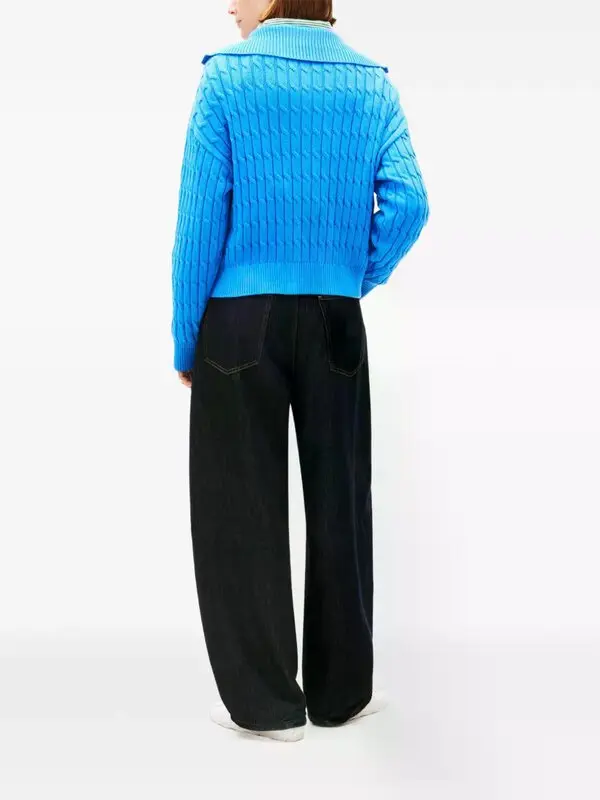 Tommy Hilfiger Cable-knit Zip Sweater