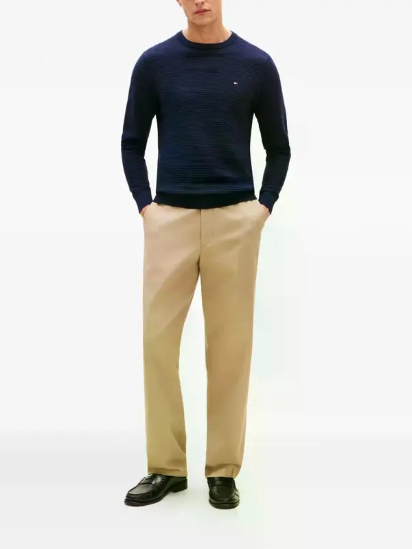 Tommy Hilfiger Textured Logo Sweater