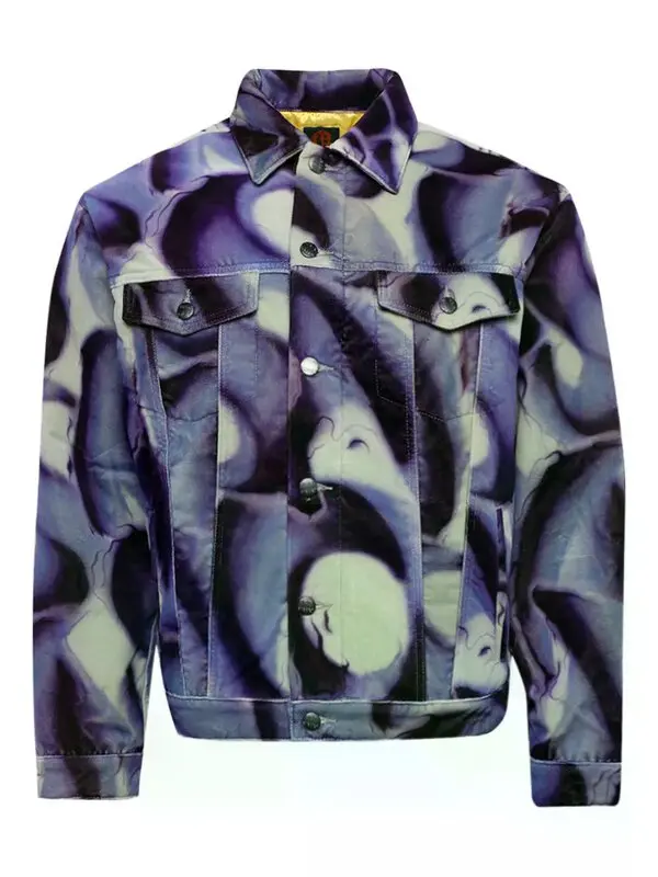 CASELLA MEYER Velvet Allover Jacket - Purple