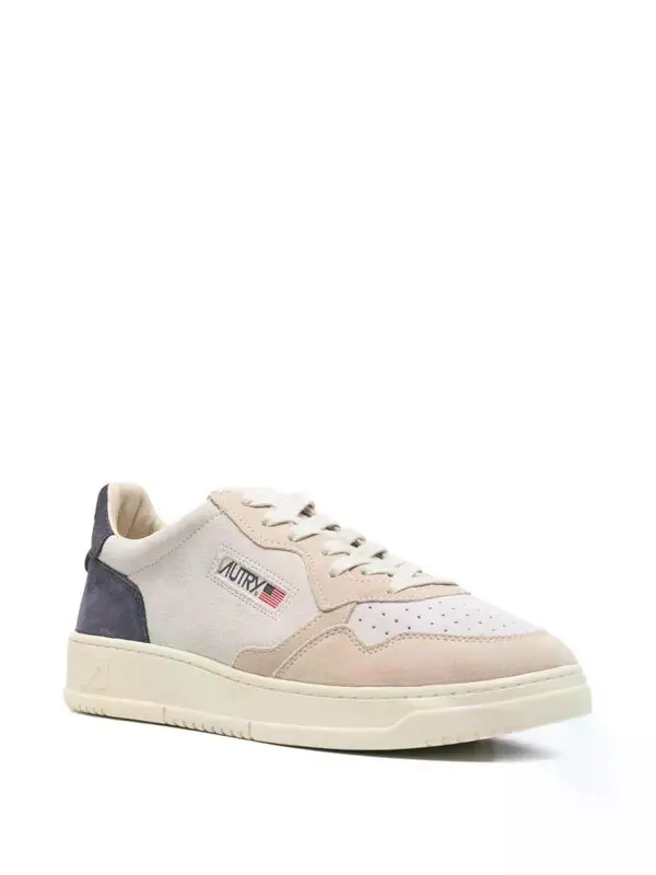 AUTRY Medalist Panelled Lace-up Sneakers - Neutrals