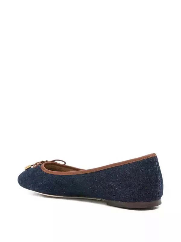 Ralph Lauren Bow-detail Ballet Flats