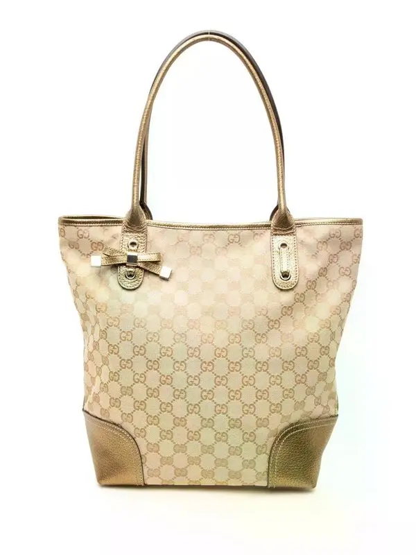 Gucci Gg Canvas Princy Tote Bag - Brown