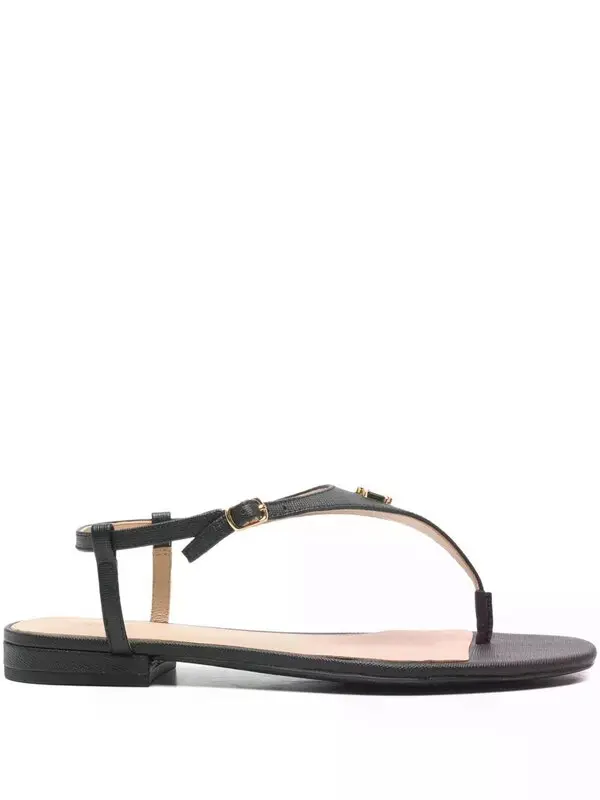 Ralph Lauren Thong Strap Sandals - Black