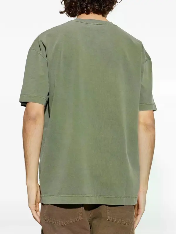 SAMSOE SAMSOE Logo-print T-shirt - Green
