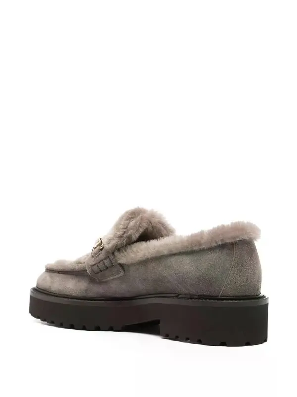 DOUCAL'S Horsebit Detail Loafers