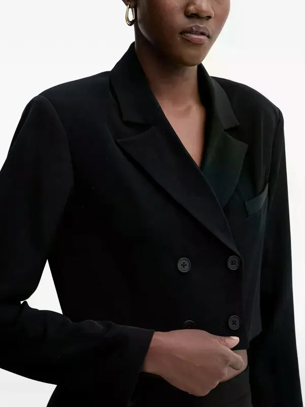 FRACOMINA Button Cropped Blazer