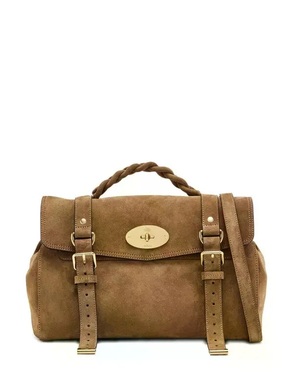 Mulberry Alexa Braided Tote - Brown