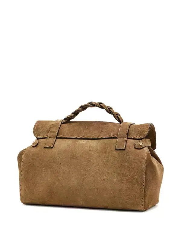 Mulberry Alexa Braided Tote - Brown