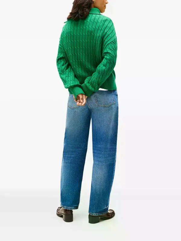 Tommy Hilfiger Cable-knit Zip Sweater