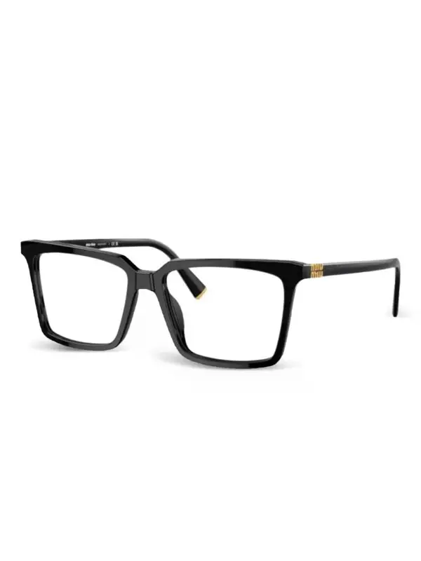 Miu Miu Rectangle-frame Glasses - Black