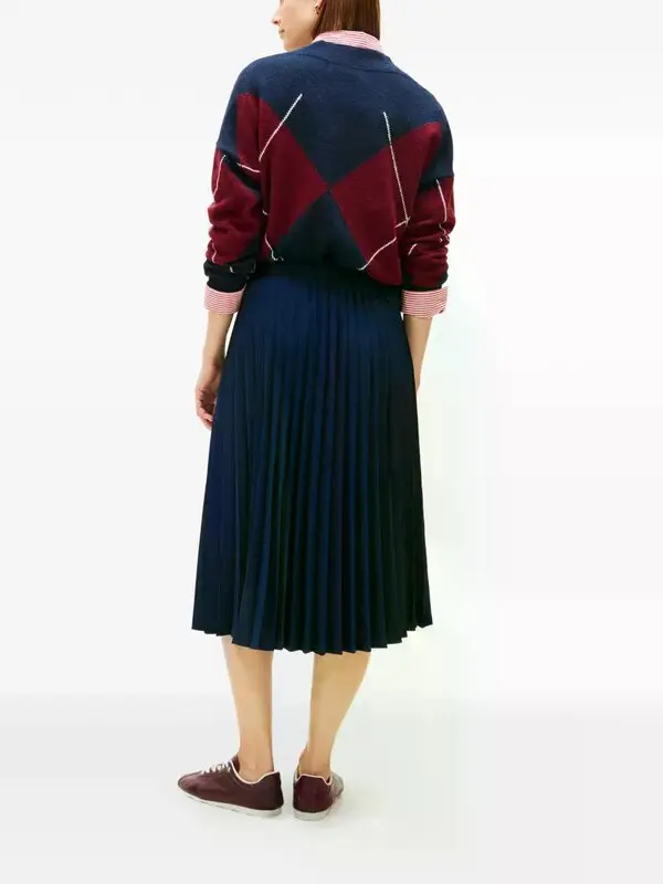 Tommy Hilfiger Pleated Midi Skirt
