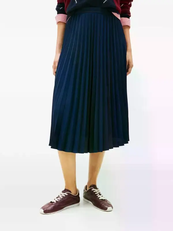 Tommy Hilfiger Pleated Midi Skirt