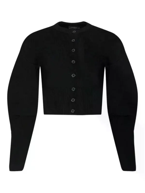 Wardrobe.NYC Matte Cropped Cardigan