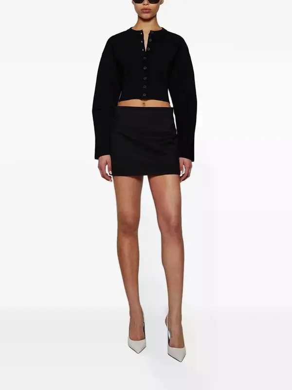 Wardrobe.NYC Matte Cropped Cardigan