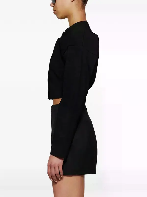 Wardrobe.NYC Matte Cropped Cardigan