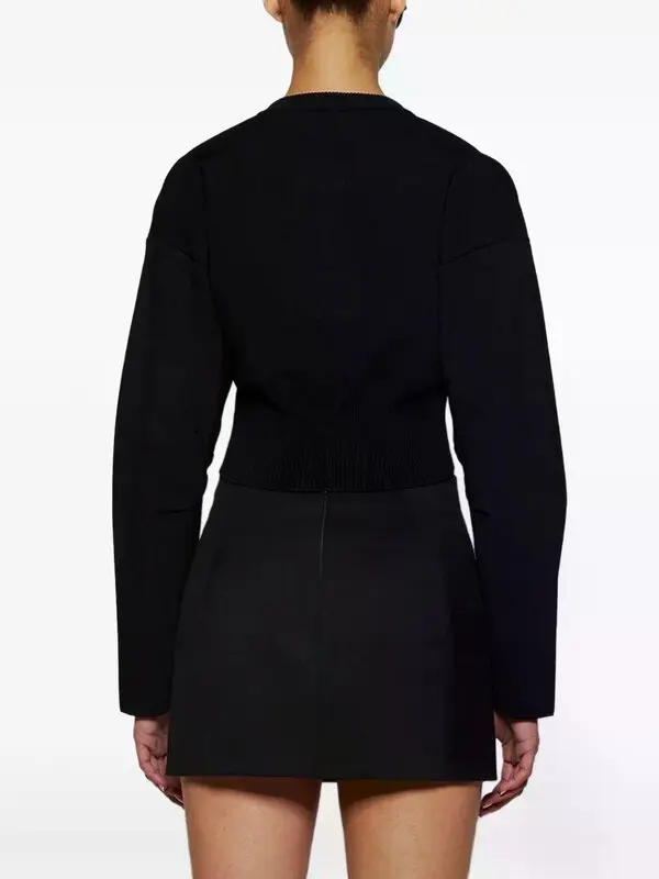 Wardrobe.NYC Matte Cropped Cardigan