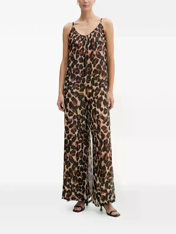 Joseph Ribkoff Animal-print Jumpsuit
