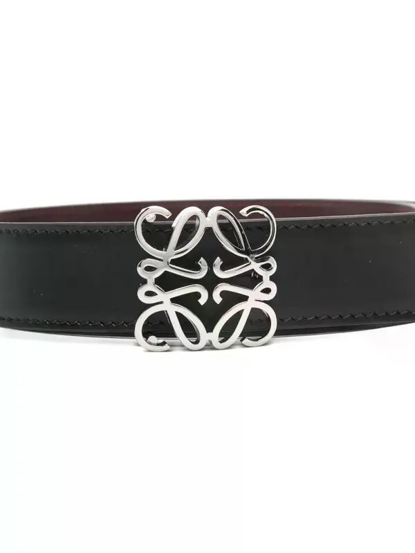 Loewe Logo-buckle Belt - Black