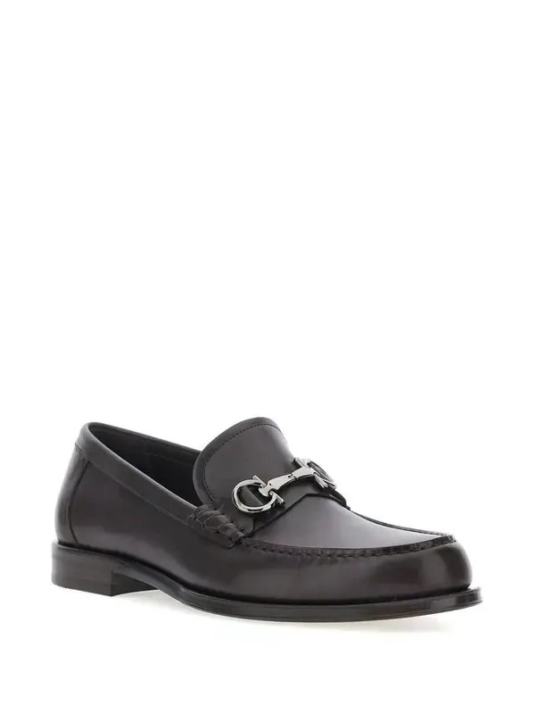 FERRAGAMO Leather Loafers - Brown