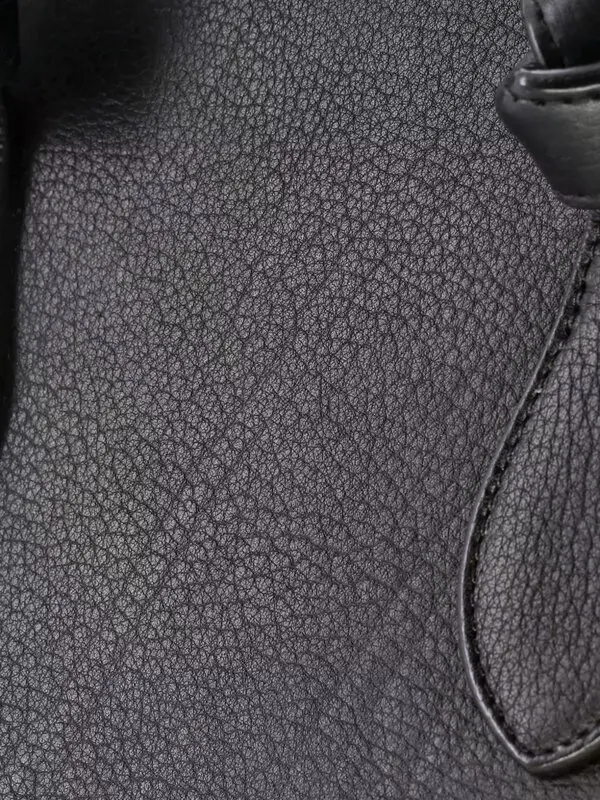 Celine Tie Knot Grainy Leather Small Tote Bag - Black