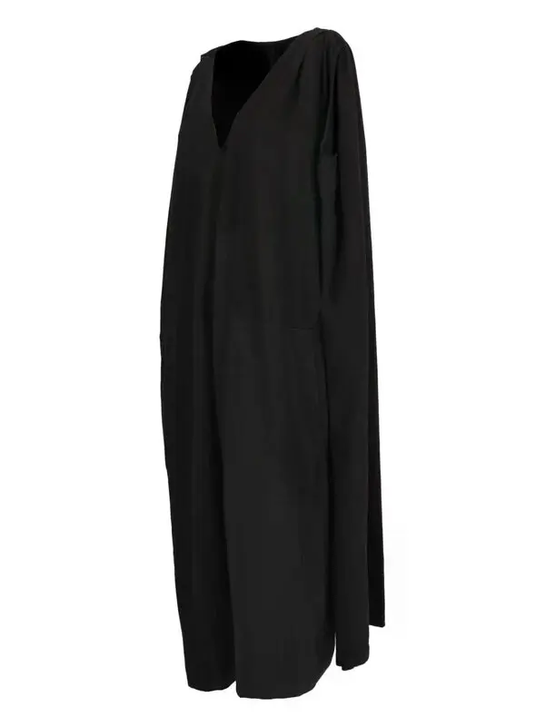 Rick Owens Caped V-neck Jumpsuit
