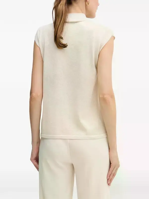 Joseph Ribkoff Embellished High-neck Top