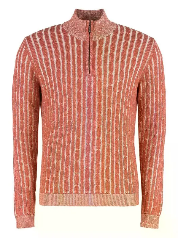 MOORER Half-zip Sweater