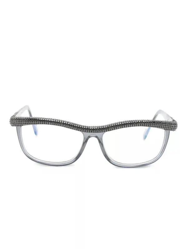 Anna-Karin Karlsson Kiki String Embellished Glasses - Grey