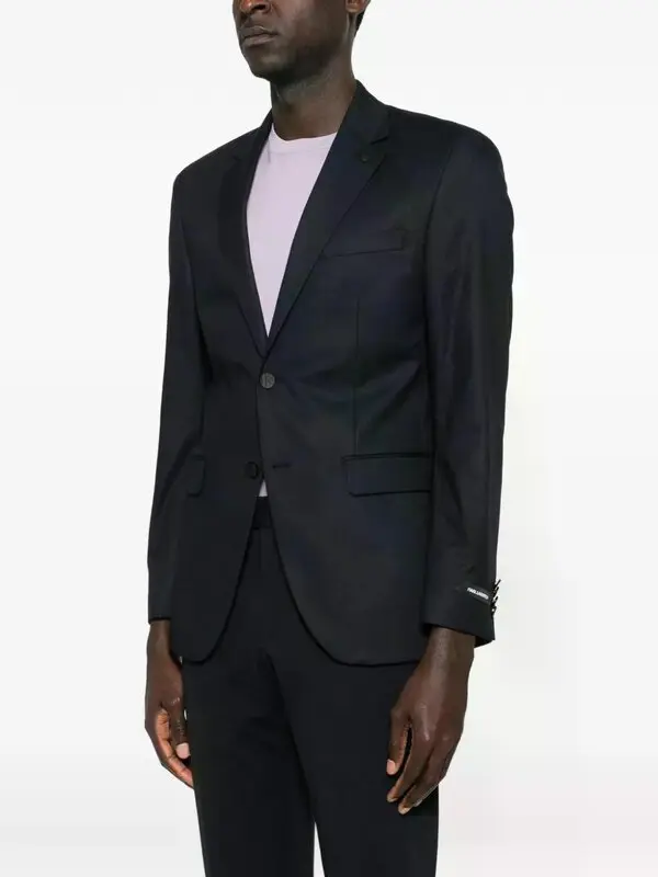 Karl Lagerfeld Nova Notched-lapel Blazer - Blue