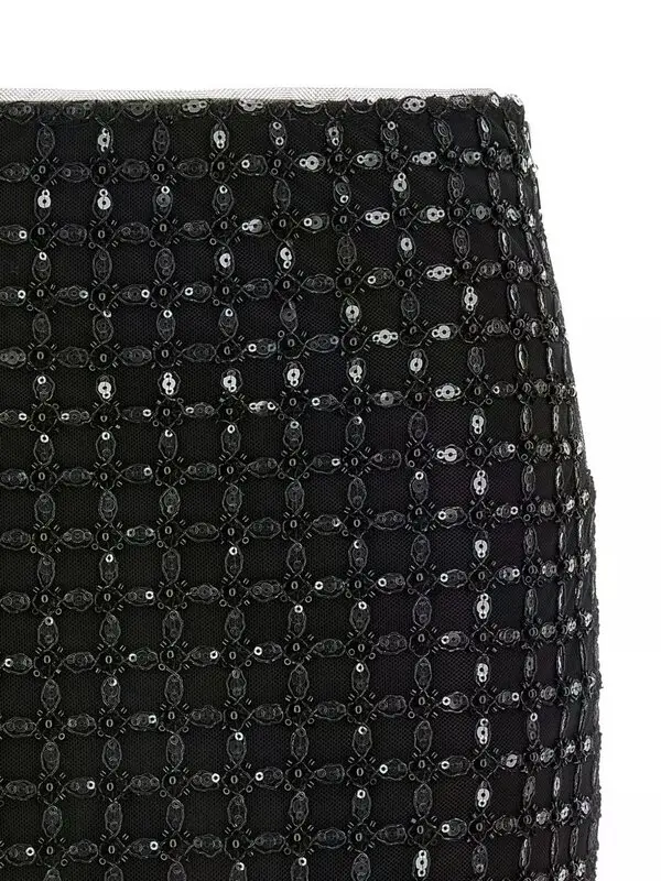 ROTATE BY BIRGER CHRISTENSEN Sequin-embroidered Mini Skirt