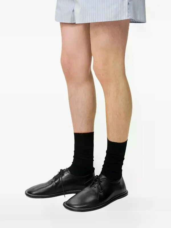 AMI Paris Leather Derby Shoes