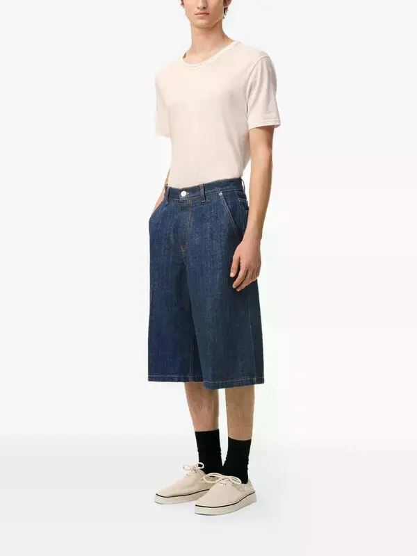 AMI Paris Five-pocket Denim Bermuda Shorts