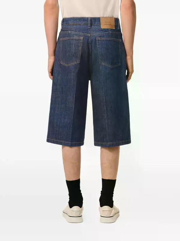 AMI Paris Five-pocket Denim Bermuda Shorts
