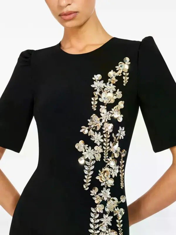 Jenny Packham Roma Embellished Midi Dress