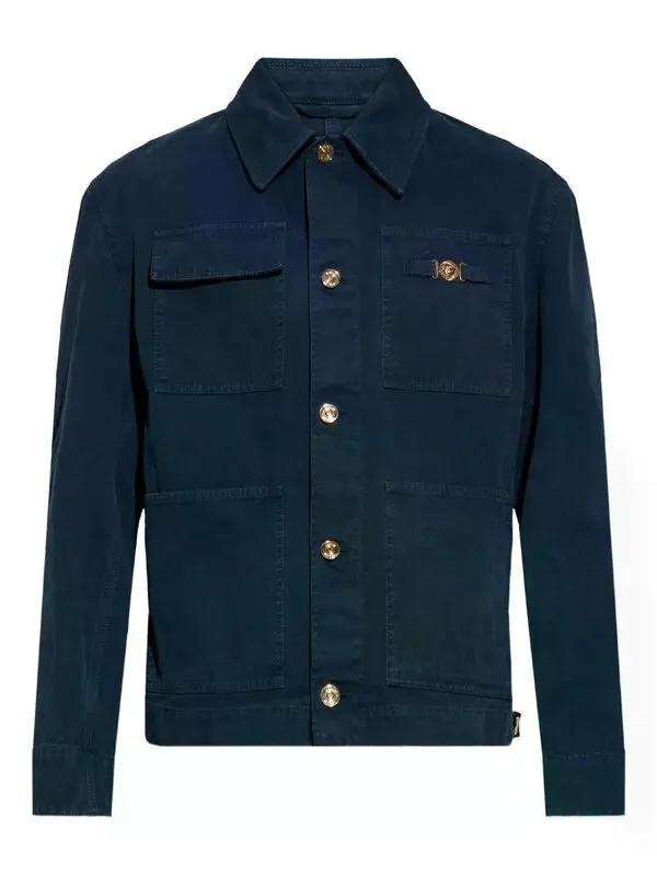 Versace Buttoned Patch Pocket Jacket