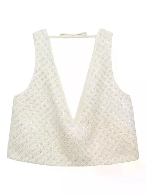 Dorothee Schumacher Textured V-neck Top