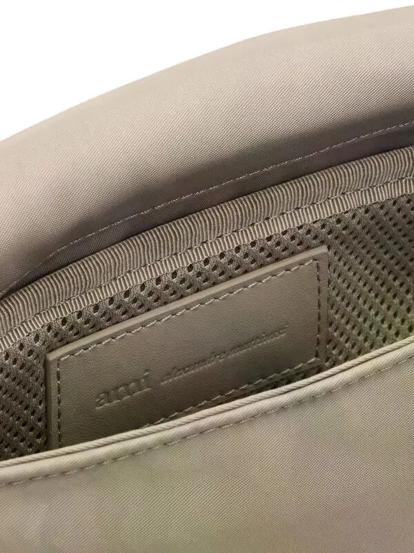 AMI Paris Marcel Padded Shoulder Bag - Grey