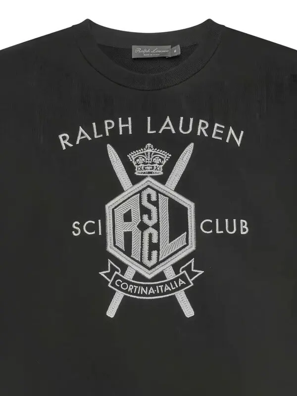 Ralph Lauren Purple Label Logo Print Sweatshirt