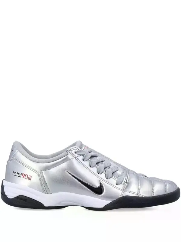 Nike Total 90 Quilted Lace-up Sneakers - Silver
