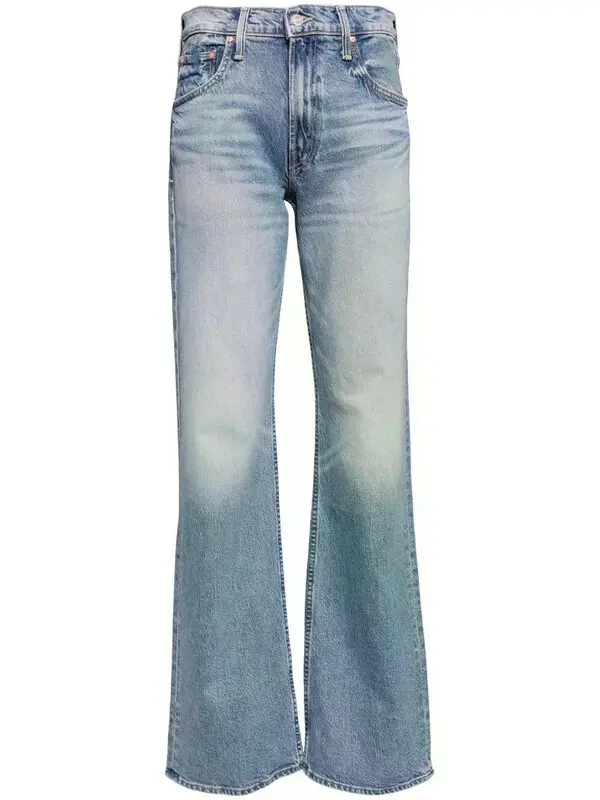 MOTHER The Bookie Heel Jeans - Blue