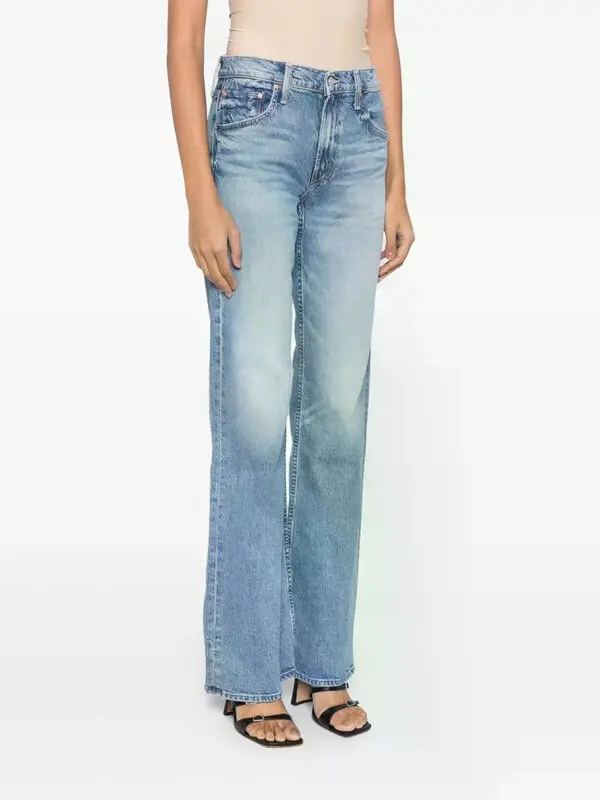 MOTHER The Bookie Heel Jeans - Blue