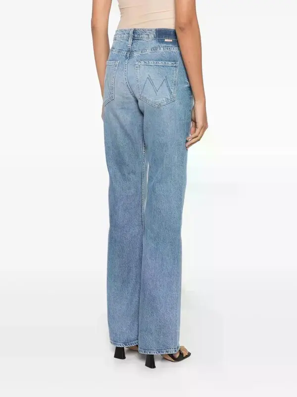 MOTHER The Bookie Heel Jeans - Blue