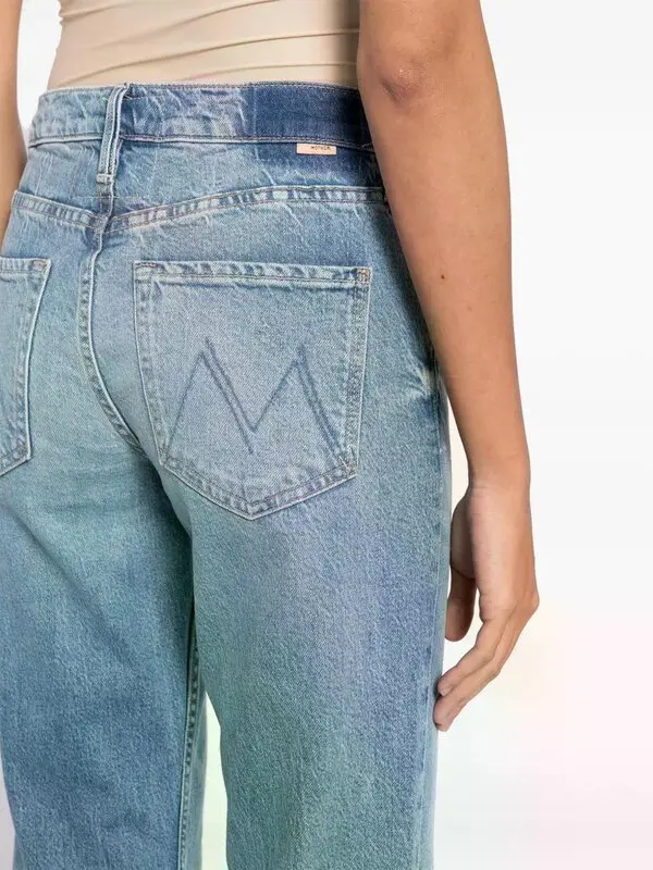 MOTHER The Bookie Heel Jeans - Blue