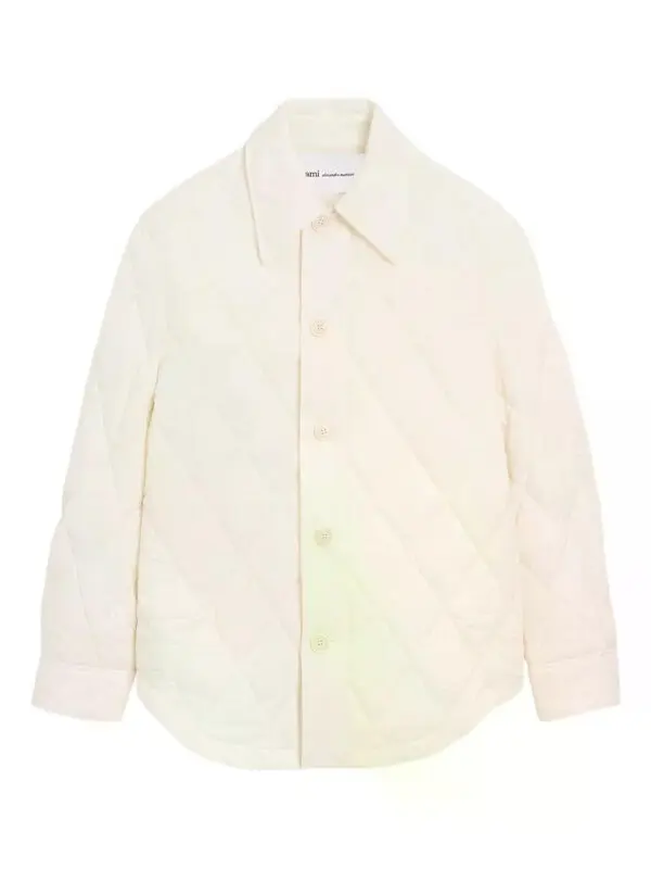AMI Paris Padded Jacket With Galalithe Buttons